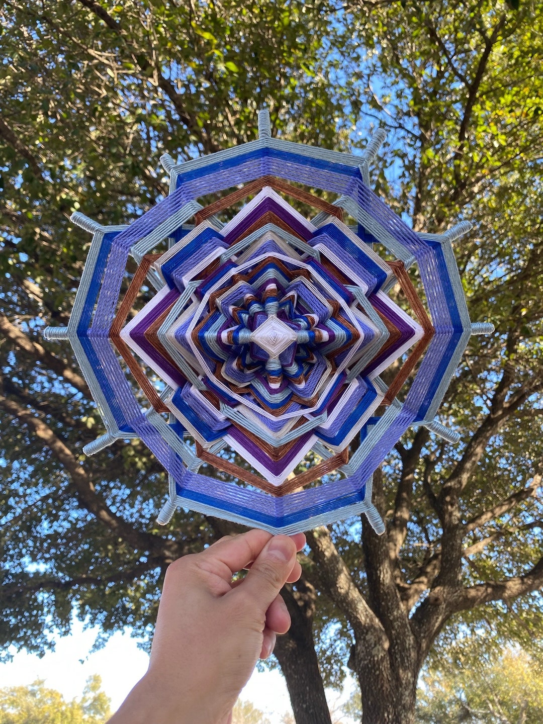 Resilience - 12 Inch Ojo Des Dios Mandala - Etsy