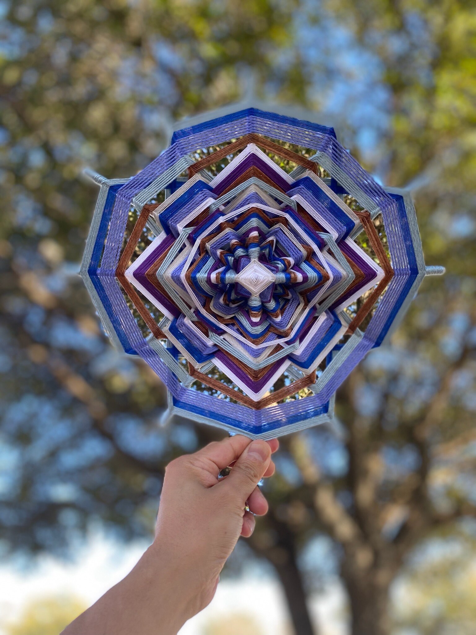 Resilience - 12 Inch Ojo Des Dios Mandala - Etsy