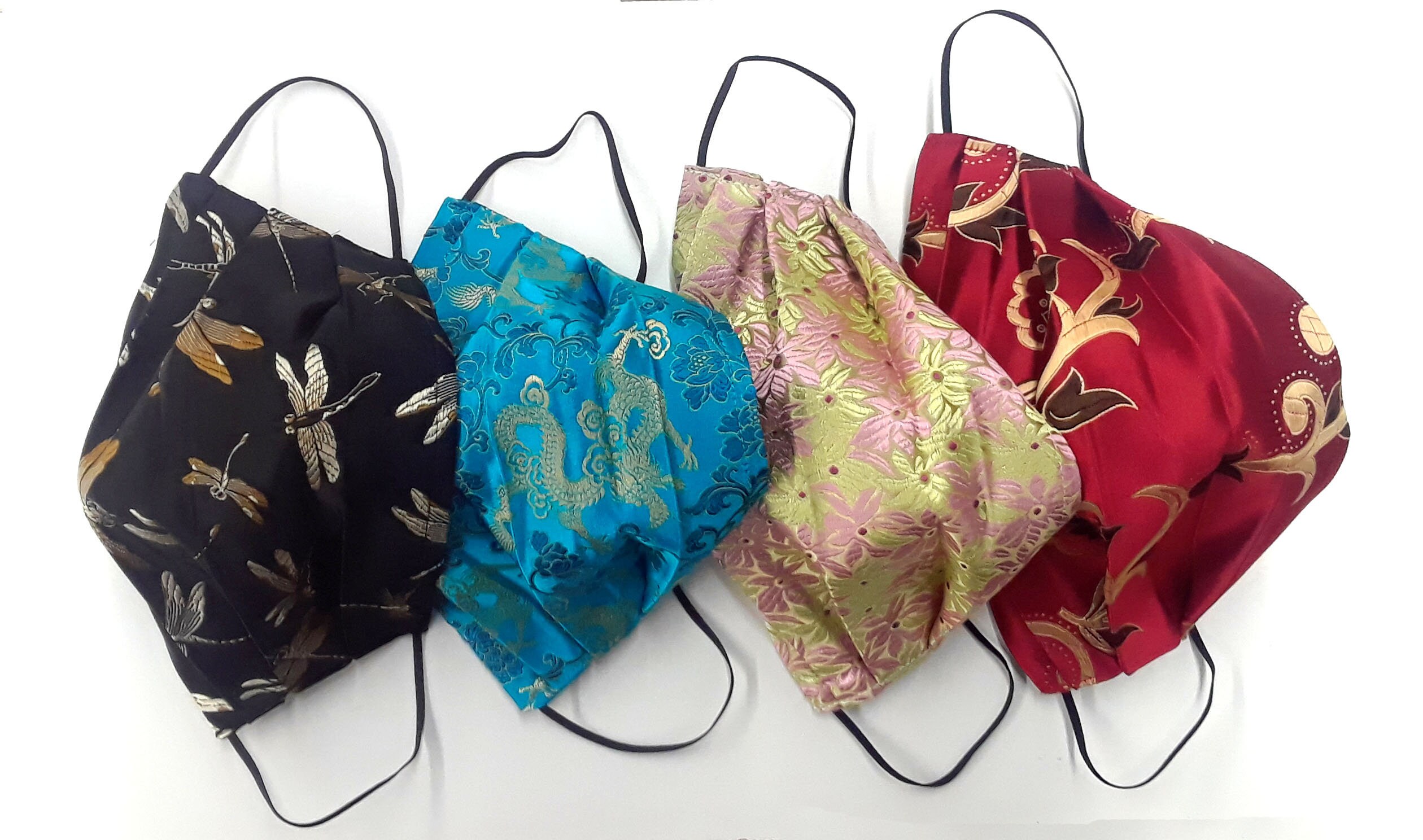 BROCADE Special Occasions Two-ply Pleated Face Masks With Inner Pockets ...