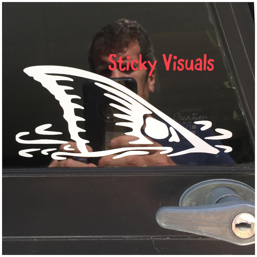 Redfish Tail Window Fish Auto Window Decal Sticker Pick Size & Color # ...