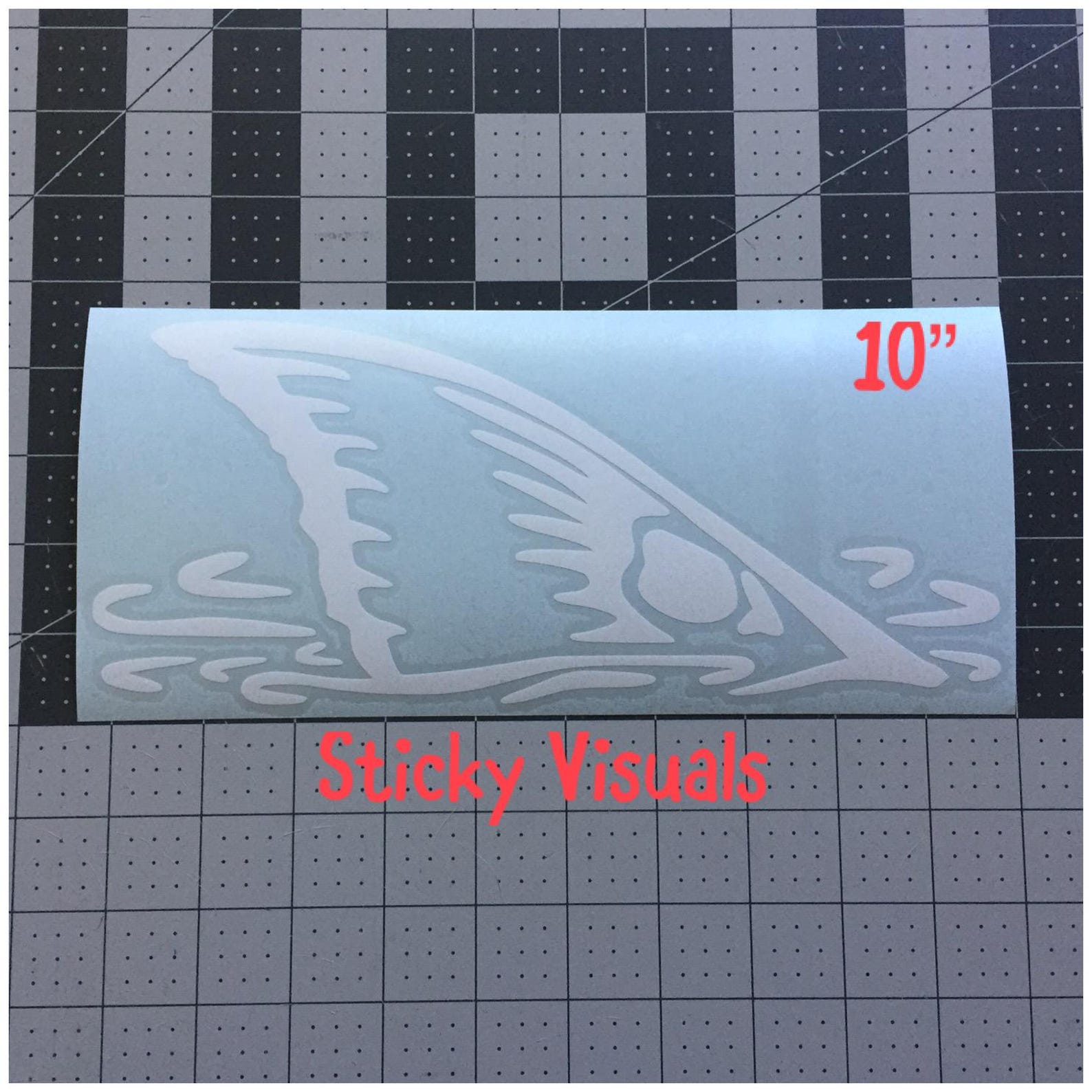 Redfish Tail Window Fish Auto Window Decal Sticker Pick Size & Color # ...