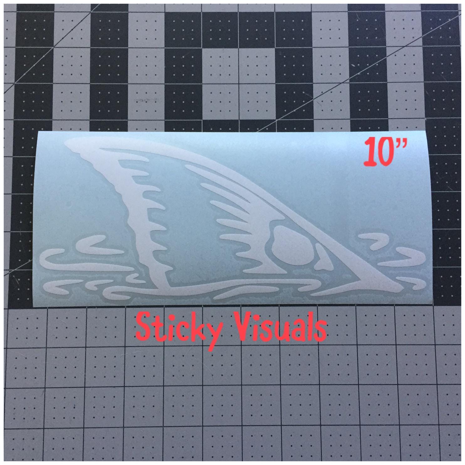 Redfish Tail Window Fish Auto Window Decal Sticker Pick Size & Color # ...