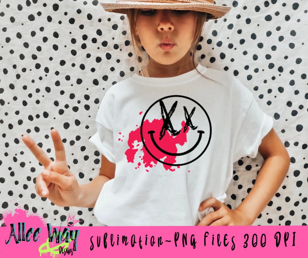 Smiley Face~ Pink Happy Face~ PNG File~ Steam Punk Smiley Face ...