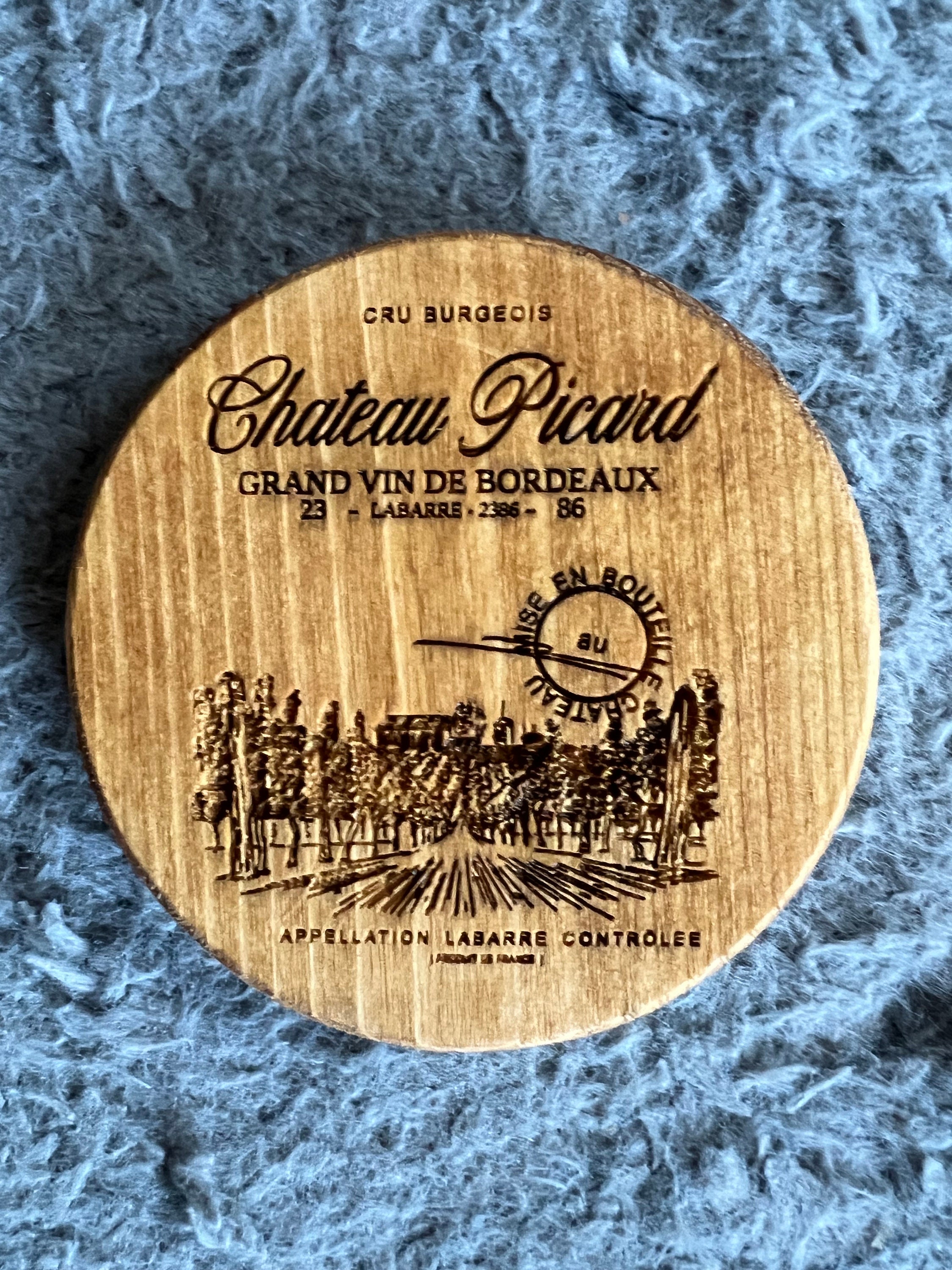 Chateau Picard Laser Engraved Wood Coaster Inspired by Star Trek Picard ...