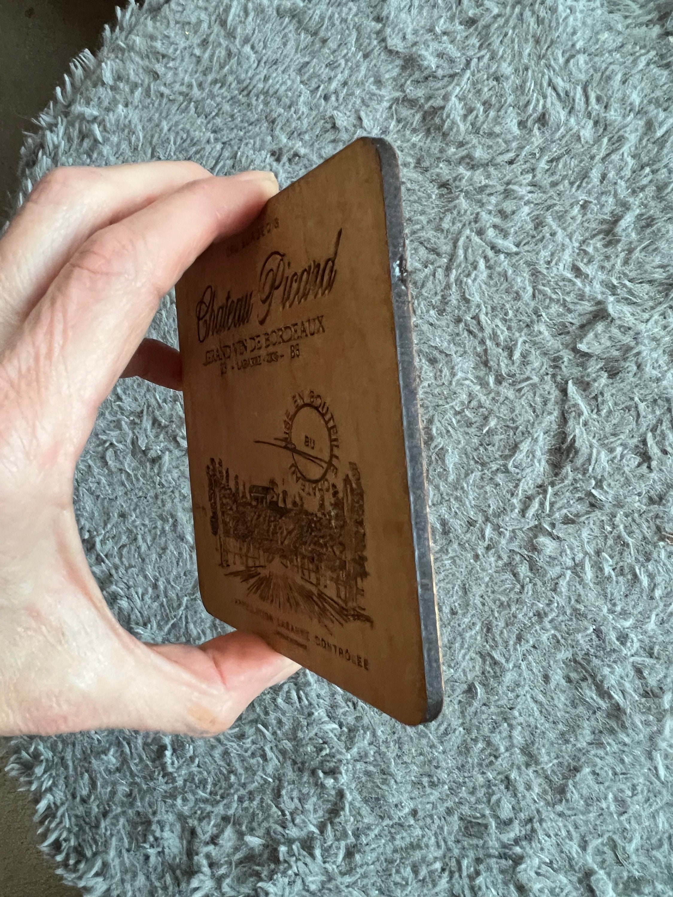 Chateau Picard Laser Engraved Wood Coaster Inspired by Star Trek Picard ...
