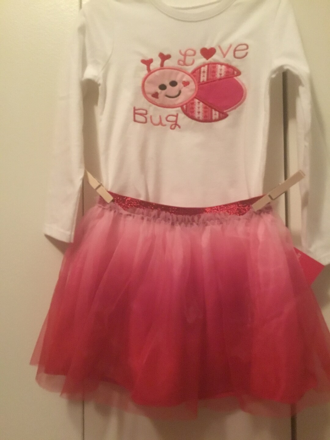 Little Love Bug Valentines Day Outfit for Little Girls - Etsy