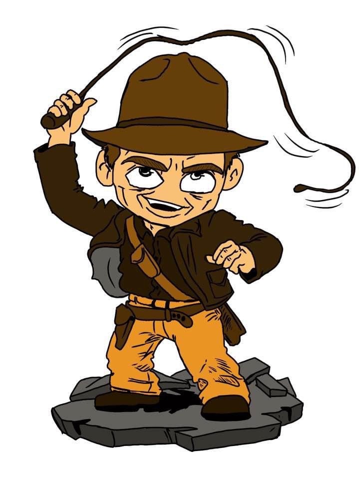 Indiana Jones Digital Illustration - Etsy