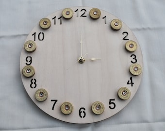 Shotgun shell clock | Etsy