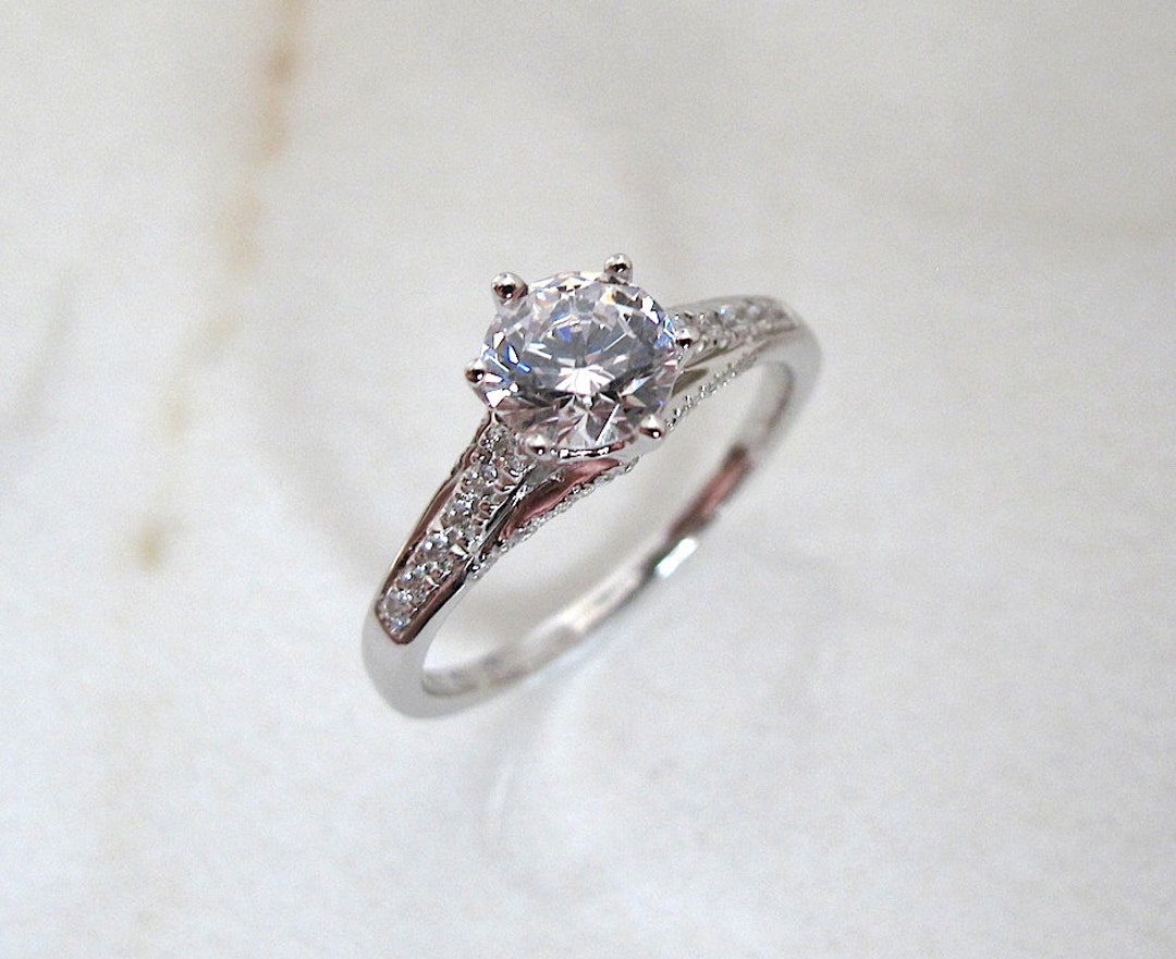 Amourjewellery - Fine Handcrafted Engagement Ring; Style RB0080 ...