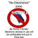 No Electronics Zone Mini Poster - Etsy