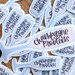 Champagne Problems Sticker Evermore Taylor Swift Swiftie - Etsy