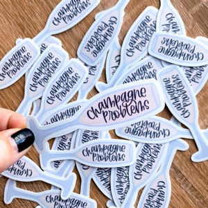 Champagne Problems Sticker Evermore Taylor Swift Swiftie - Etsy
