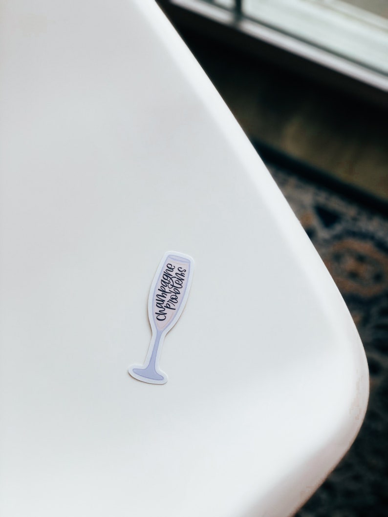 Champagne Problems Sticker Evermore Taylor Swift Swiftie - Etsy