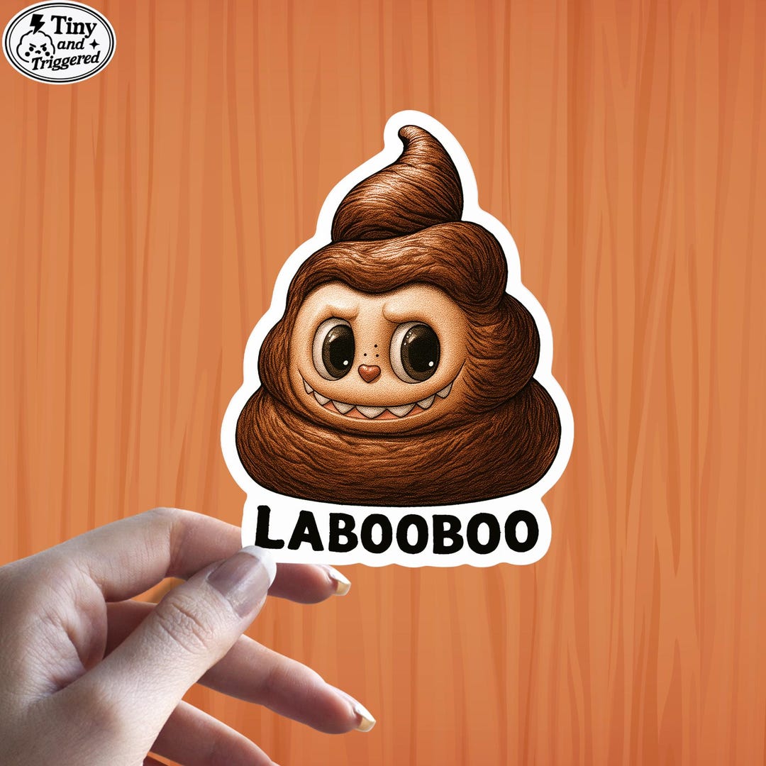 Labooboo Character Sticker, Ghost Sticker, Funny Halloween La‑boo‑boo ...