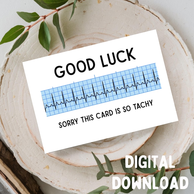 Funny Good Luck Exam Card - Etsy