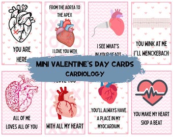 Funny, Cute Mental Health Valentine Cards - 16 Pack of Mental Health ...