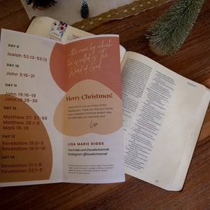 Advent Bible Reading Plan printable Download 14-day Christmas Bible ...