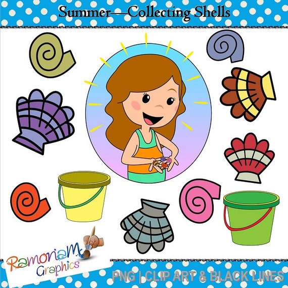 Collect Shells Clipart Images