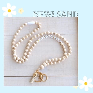 Personalized Boho Teacher Lanyard, Personalized Lanyard, Glass Seed ...