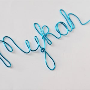 Personalized Wire Name Bookmark - Name Bookmark - Wire Bookmark ...