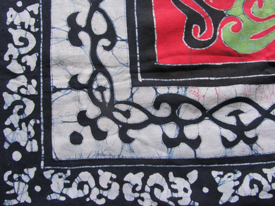 Chinese Blue Dragon Design Chinese Ethnic Batik Tablecloth 65 X 45 ...