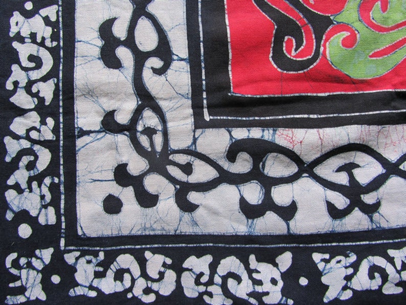 Chinese Blue Dragon Design Chinese Ethnic Batik Tablecloth 65 X 45 ...