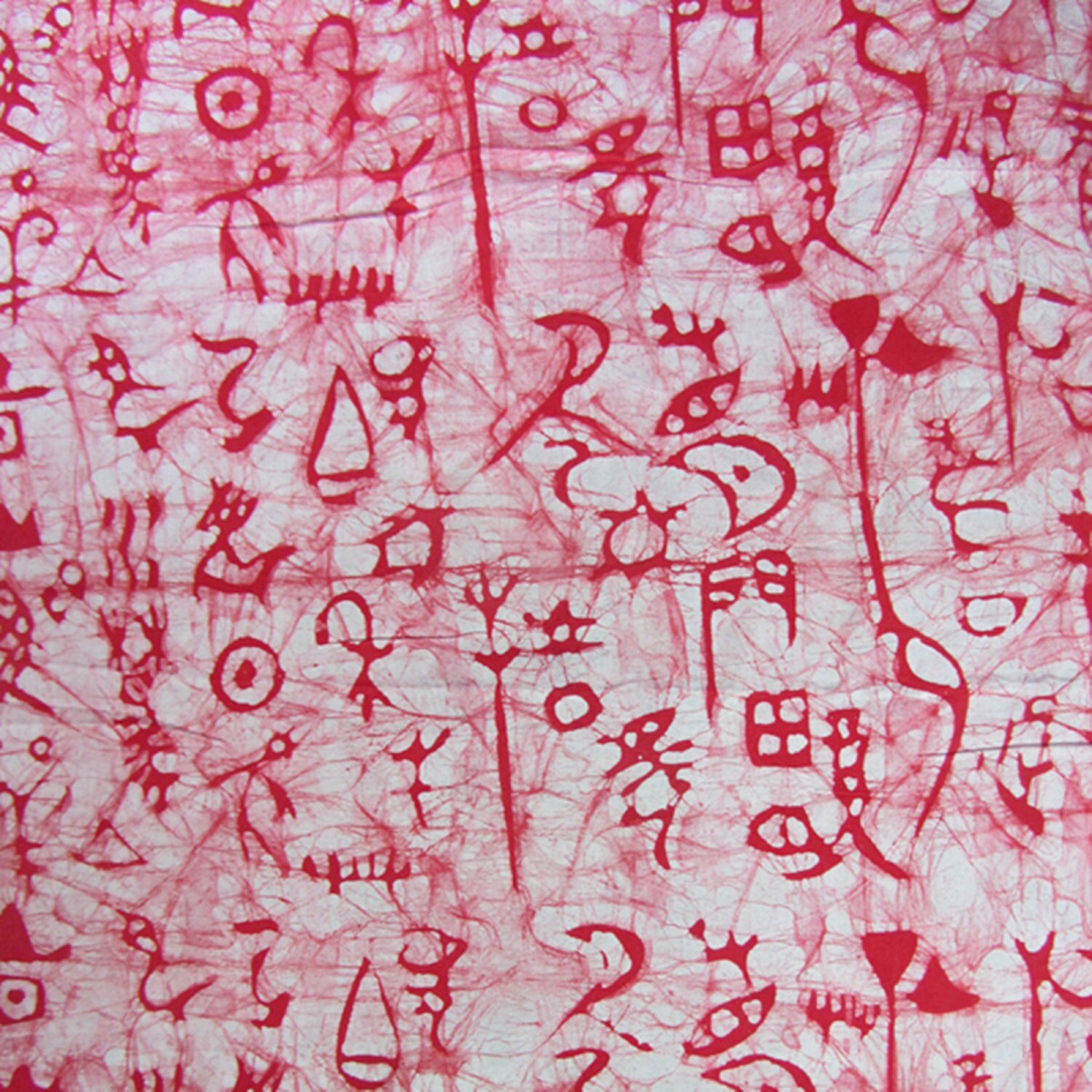 Unique Pictograph Ice Lines Texture - Chinese Handmade Batik Cotton ...