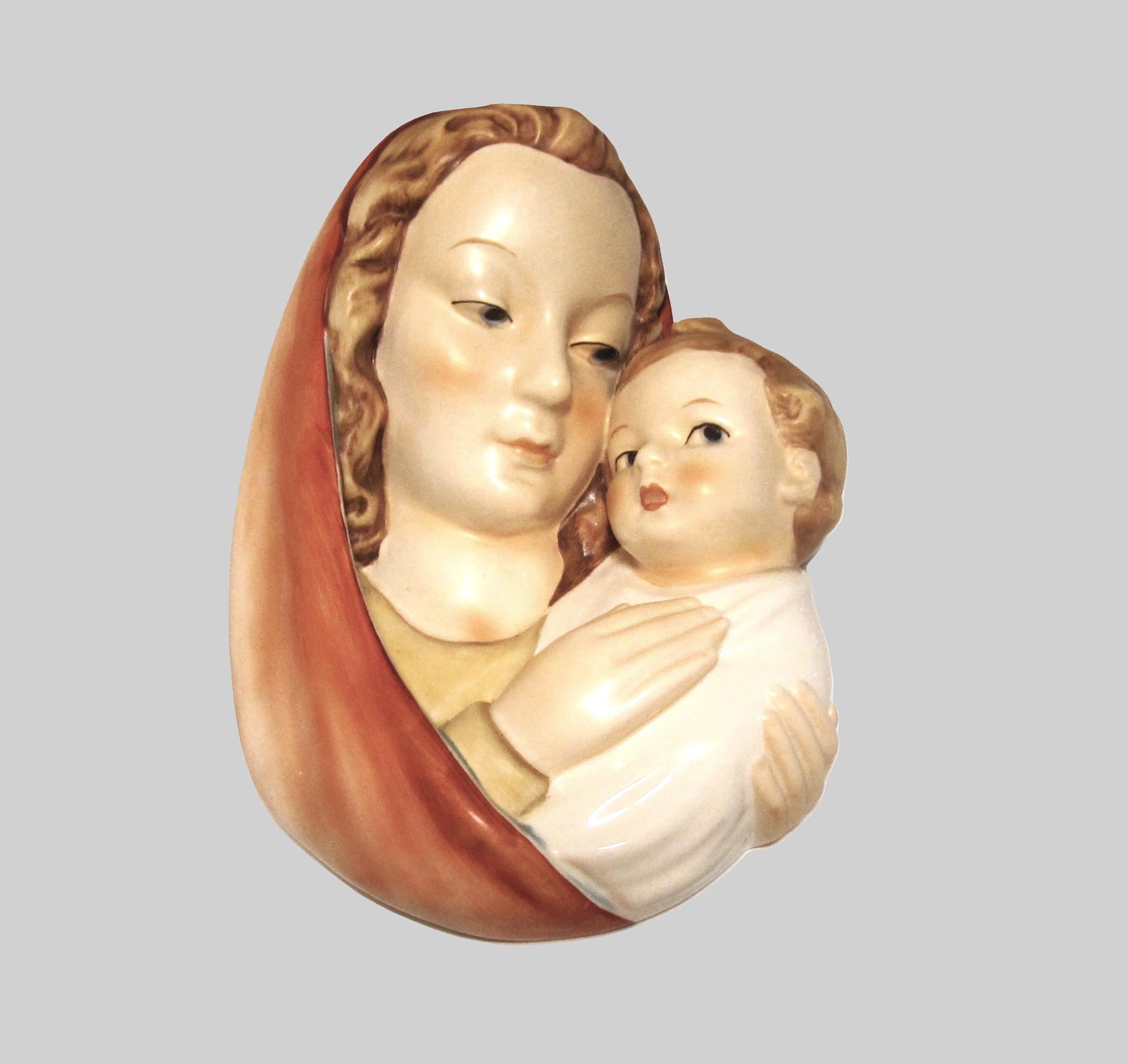 Goebel W. Germany Madonna and Child Porcelain Vintage Wall Plaque. - Etsy