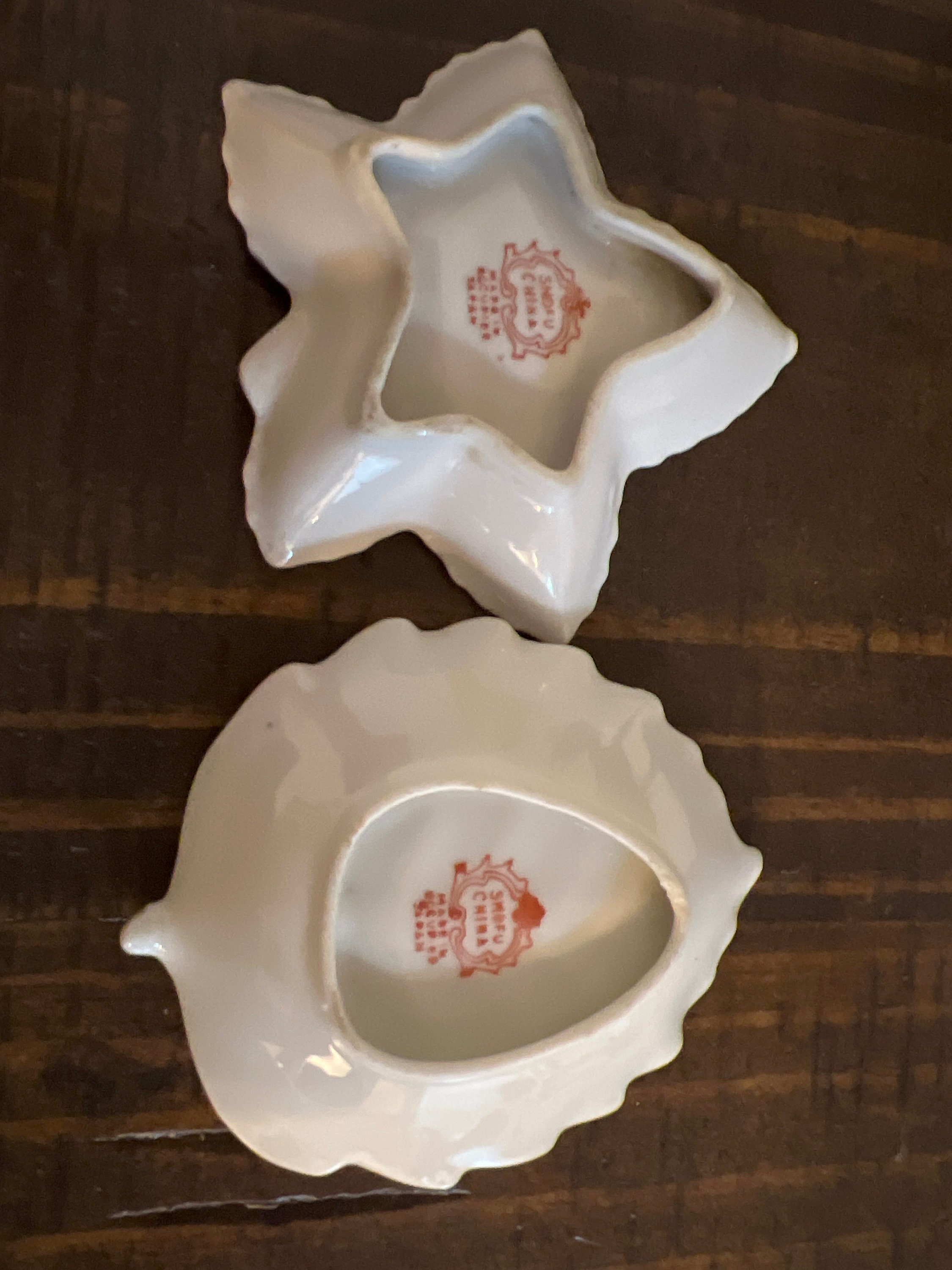 Vintage Shofu China Leaf Small Dishes Made in Occupied Japan - Etsy