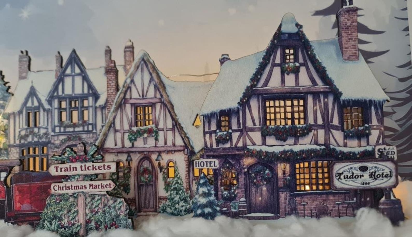 Christmas Mini Village Scene - 'hollybrook' Part 1 | Festive Railway ...