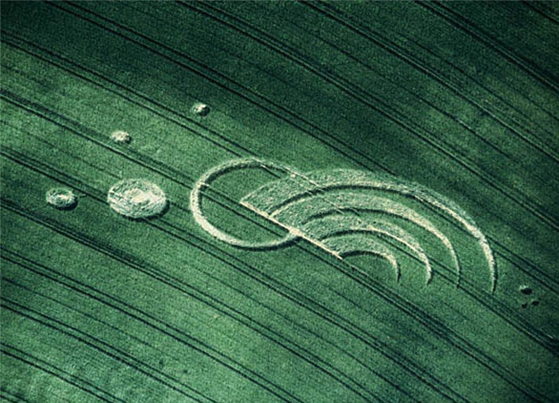 CROP CIRCLES Engraved on Natural Stone white Limestone - Etsy