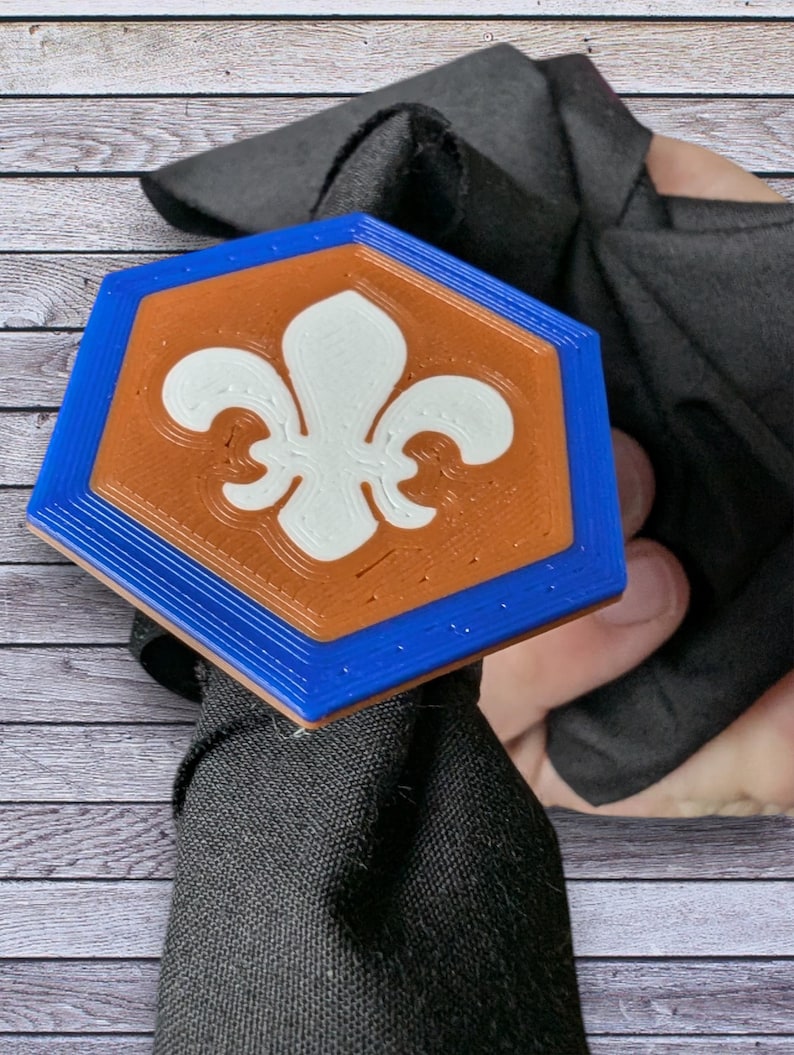 Chief Scout Top Award Woggle | 3D Printed Squirrel Acorn Beaver Bronze ...