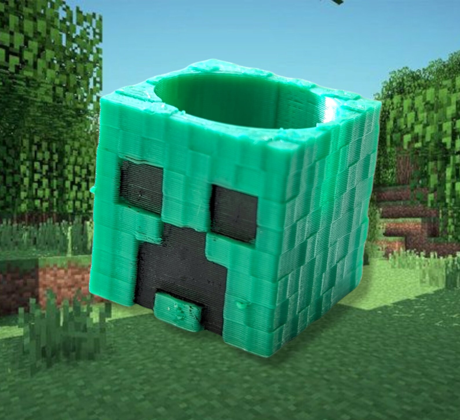 Minecraft Creeper Woggle | Beavers Cubs Scouts Explorers | Minecraft ...
