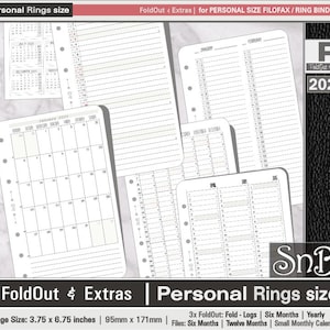 Snb Personal Rings - Foldout Calendars and Extras - 2025 / 2026 ...