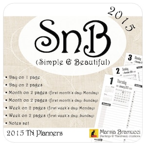 Snb RG - Notes Set - Printable Inserts for Traveler's Notebooks - Etsy