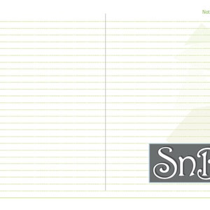 Snb FN - Color Notes and Shapes Set - Printable Inserts for Traveler's ...