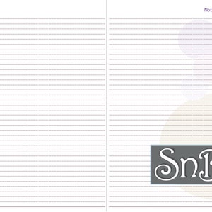 Snb RG - Color Notes and Shapes Set - Printable Inserts for Traveler's ...