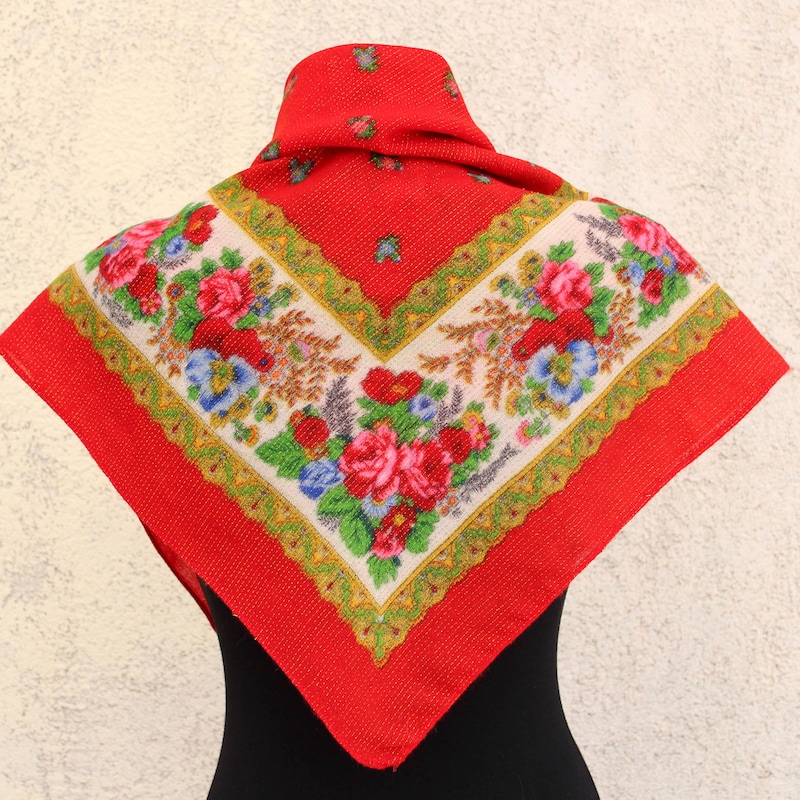 Babushka Scarf - Etsy