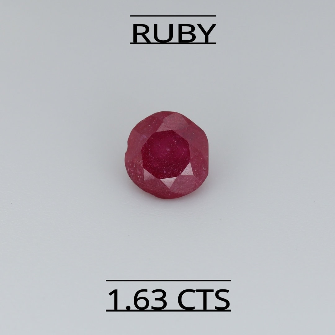 Rubis naturel chauffé du Mozambique 1,63 cts - Etsy France