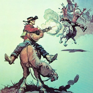 Frank Frazetta Fastest Guitar in the World Roy Orbison Vintage Fantasy ...