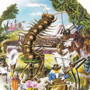 Centipede Piano Tune Alan Aldridge Quirky Fun Psychedelic Illustration ...