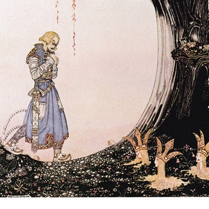 Kay Nielsen Vintage Art Nouveau Print Illustration Norwegian Folk Fairy ...