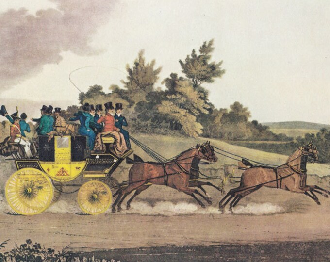 Carriage Driving Stage Coach Horse Drawn Carriage British - Etsy