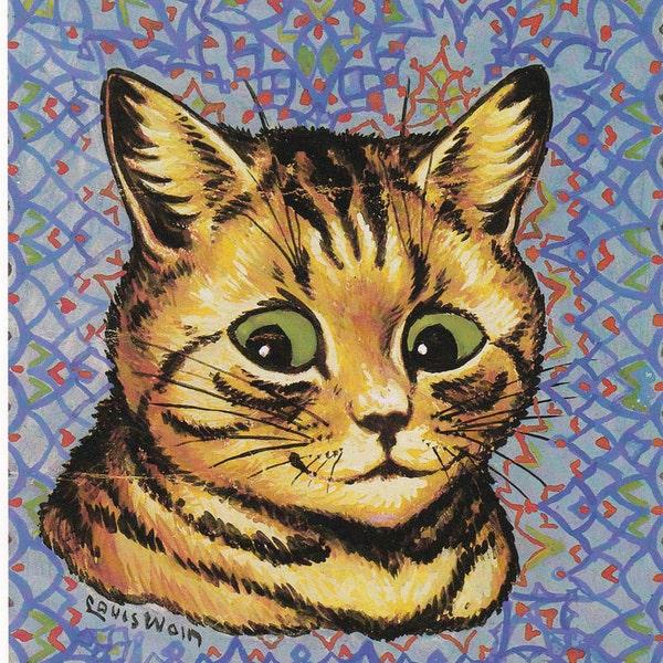 Louis Wain Wallpaper - Etsy