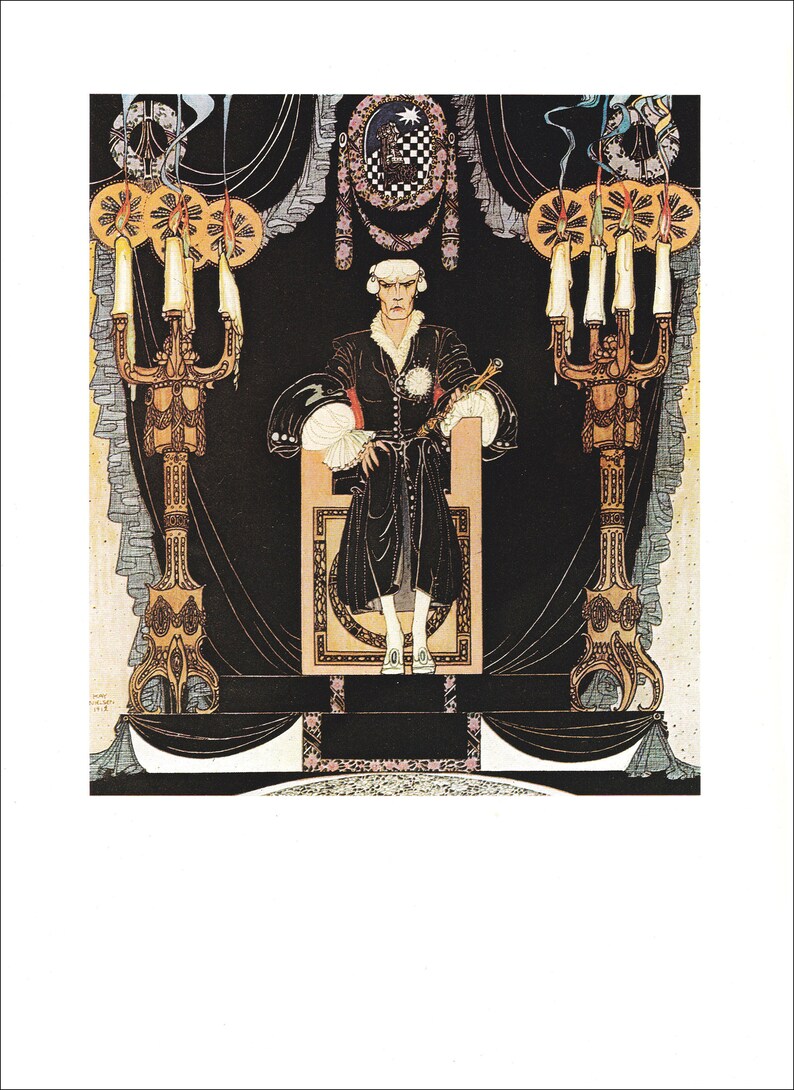 In Powder and Crinoline Kay Nielsen Vintage Art Nouveau Print - Etsy