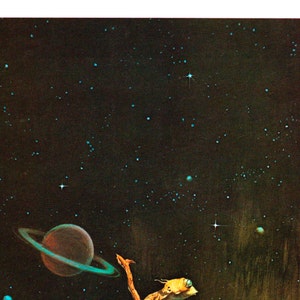 Stranded Frank Frazetta Vintage Art Print Sci Fi Dark Fantasy Man Cave ...