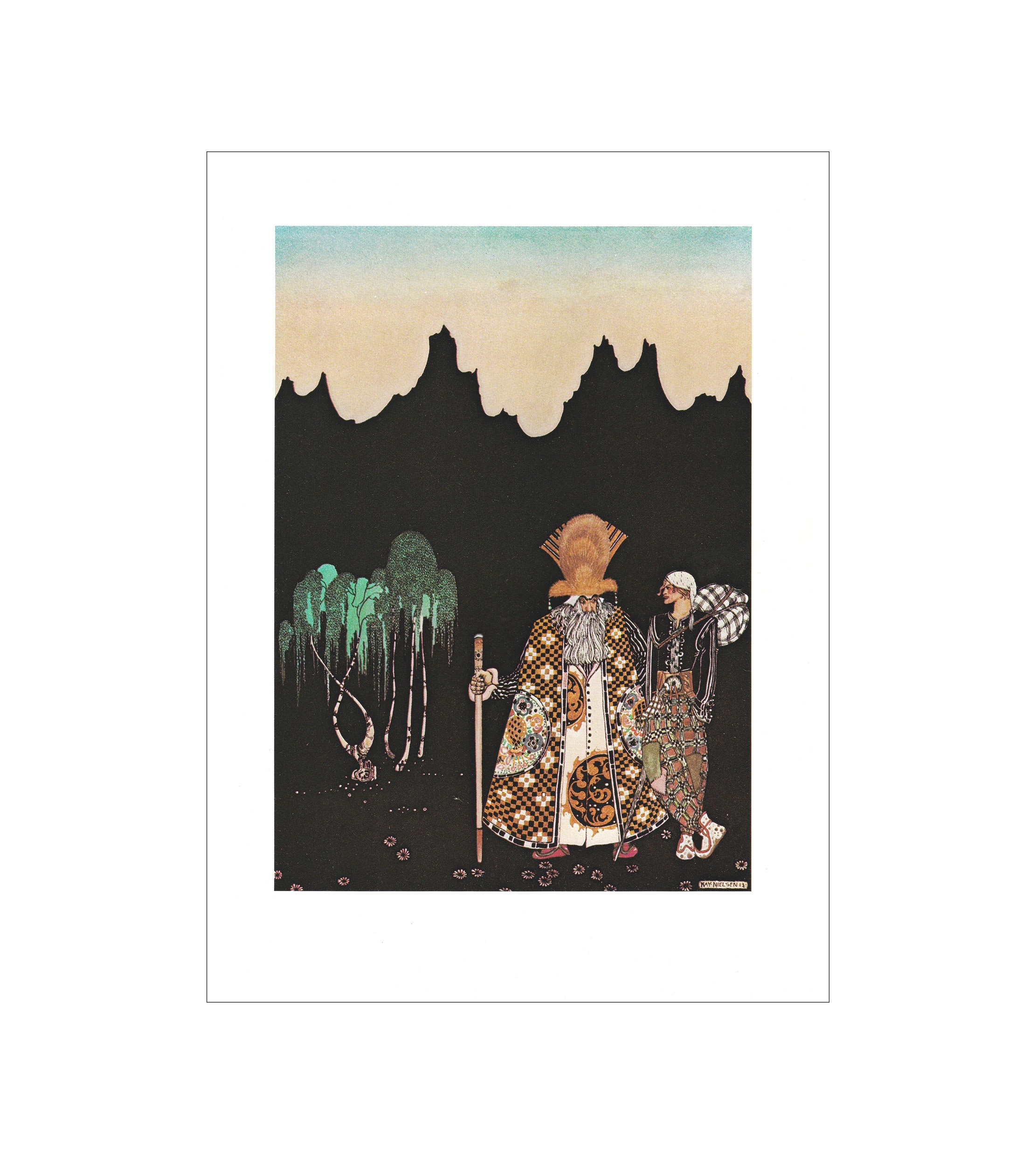 Prints Original 1975 Vintage Kay NIELSEN ART DECO Nouveau Print Book ...