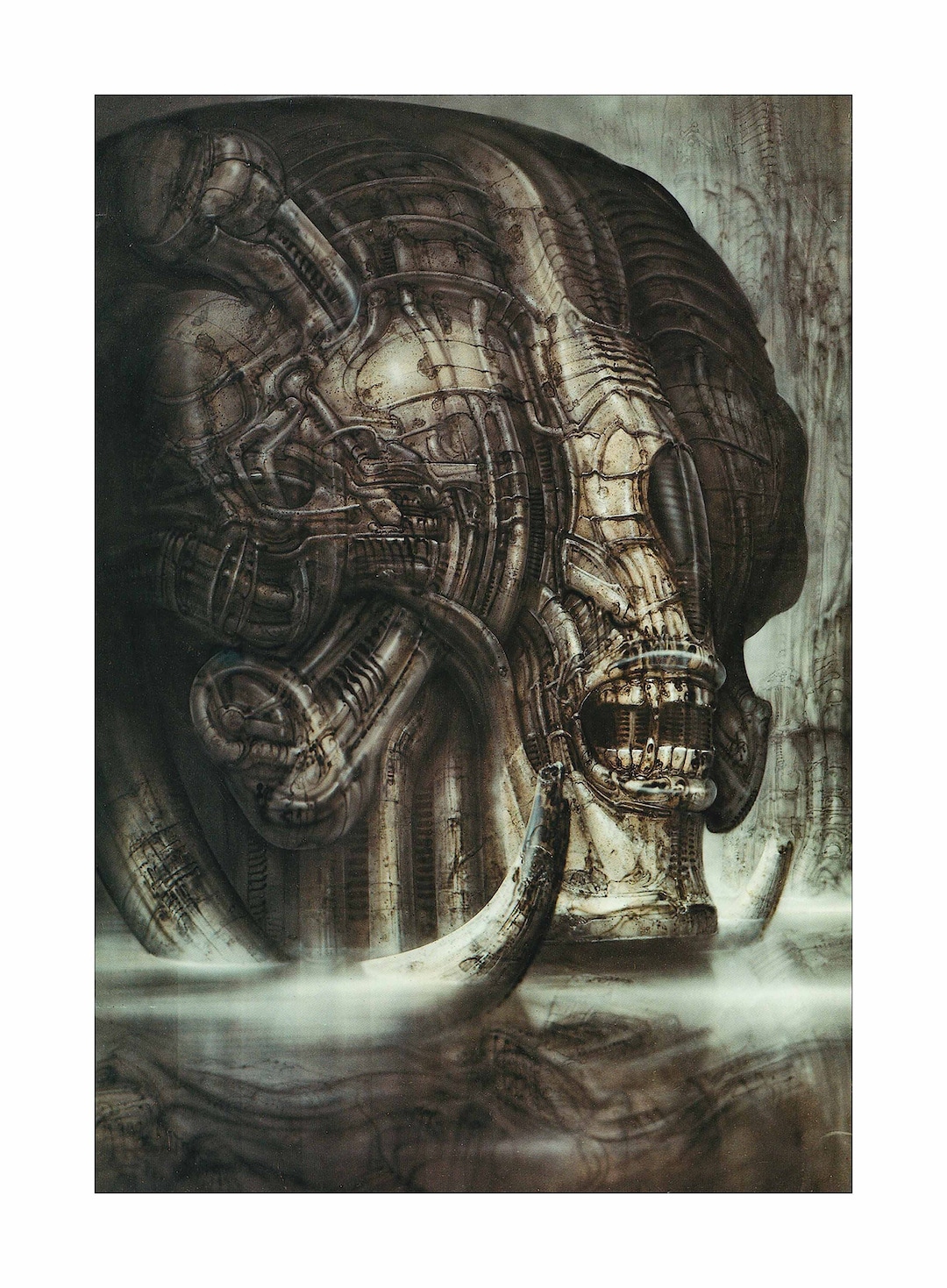 HR Giger Necronom Iiia Fantastic Biomechanical Art Surrealistic Style ...