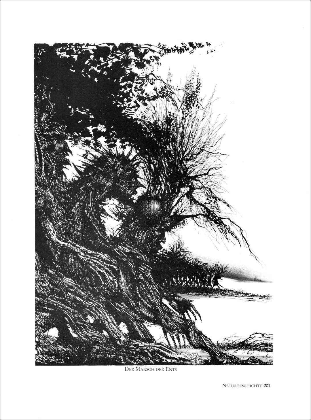 March of the Ents Tolkien Print Vintage Fantasy Gift Decor LOTR Lord of ...