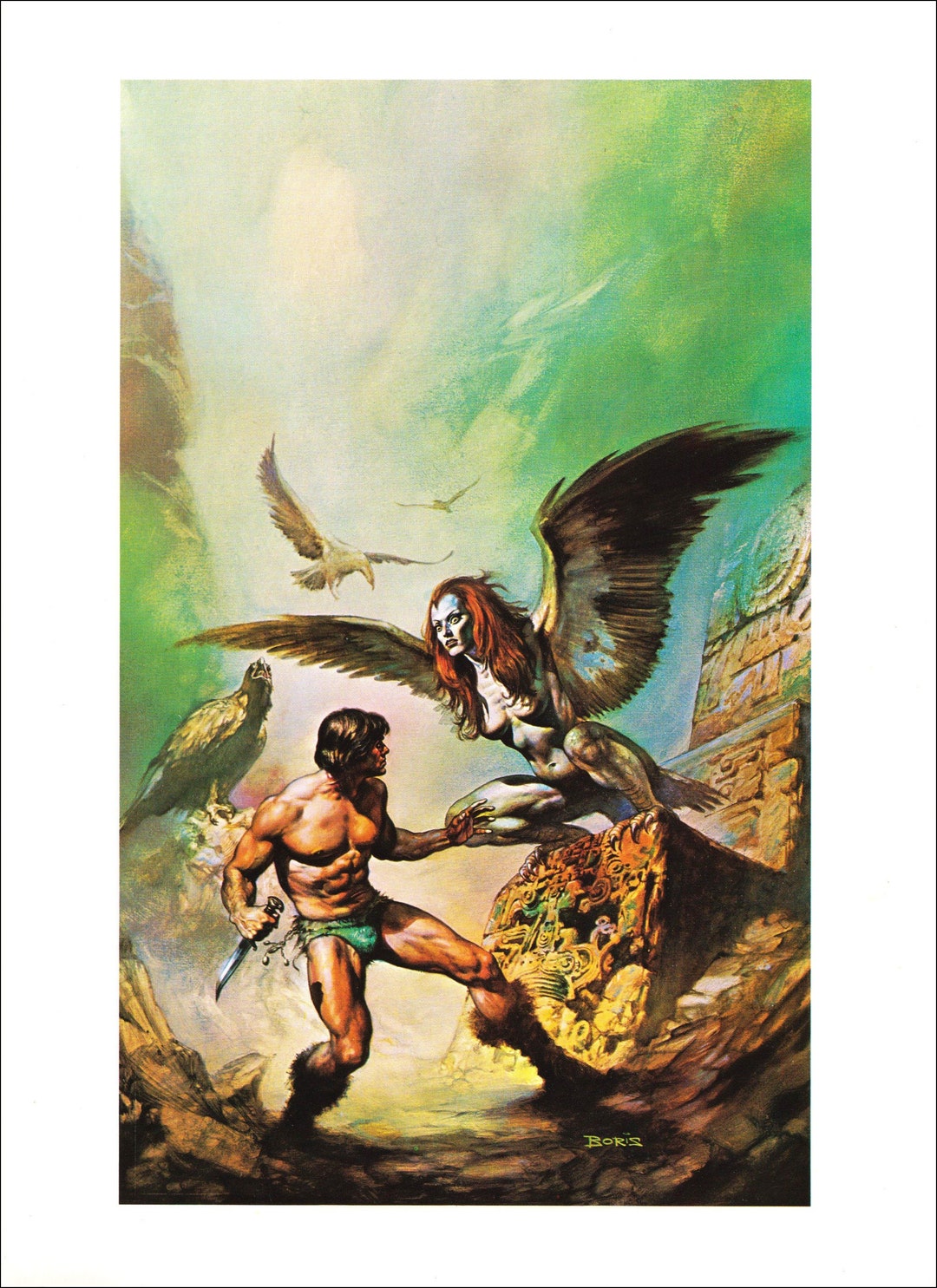 Maker of Universes World of Tiers Boris Vallejo Vintage Fantasy Cover ...
